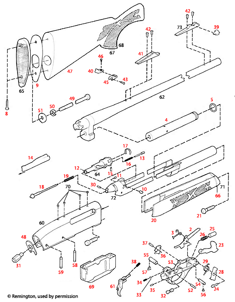 Remington 7600 6 Schematics Gun Parts Home Brownells Australia