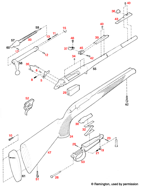 Remington Model Seven Trigger Diagrams Remington 11 87 Schem